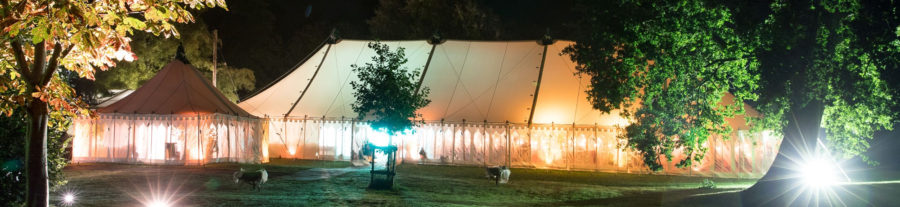 Traditional Canvas Marquee Hire | White Horse Marquees