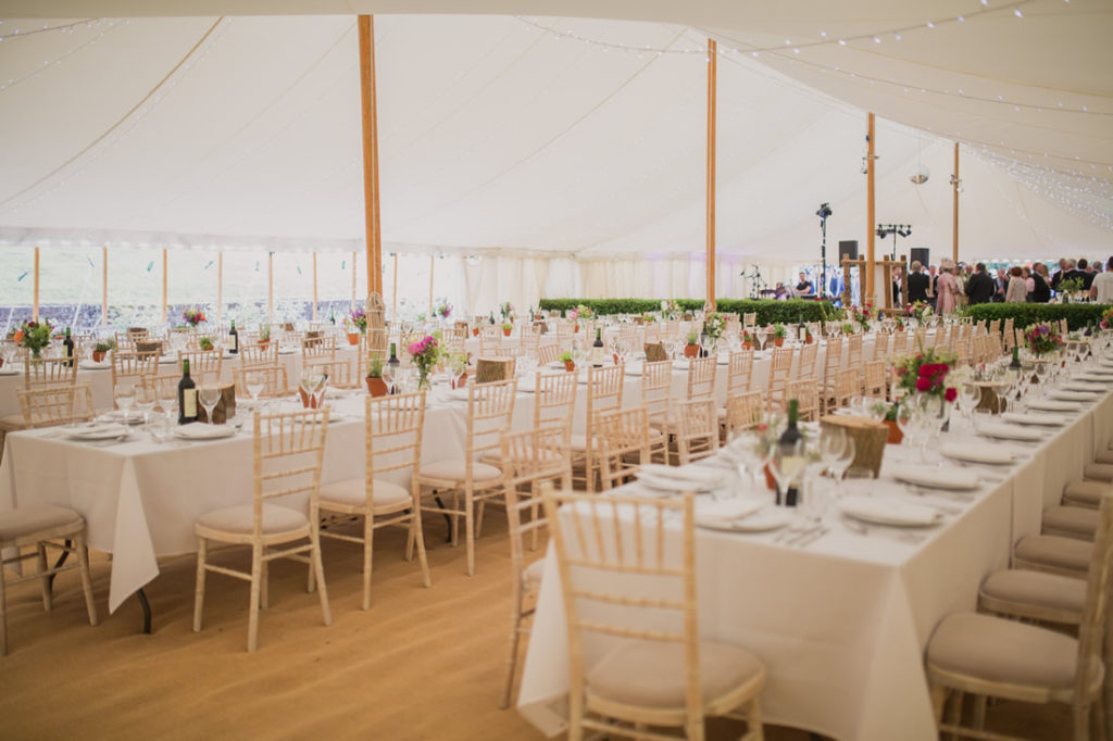 Traditional Canvas Marquee Hire | White Horse Marquees